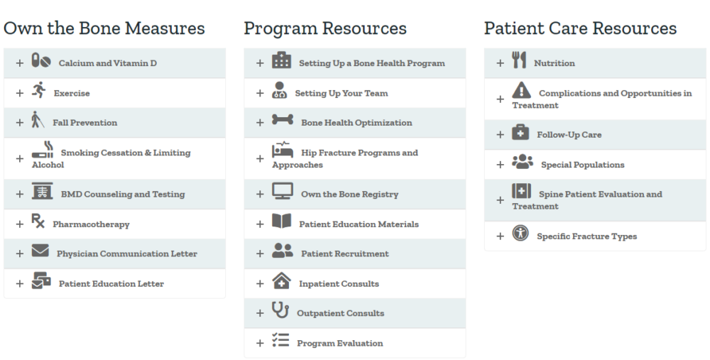 Getting Started Tools - AOA Own the Bone